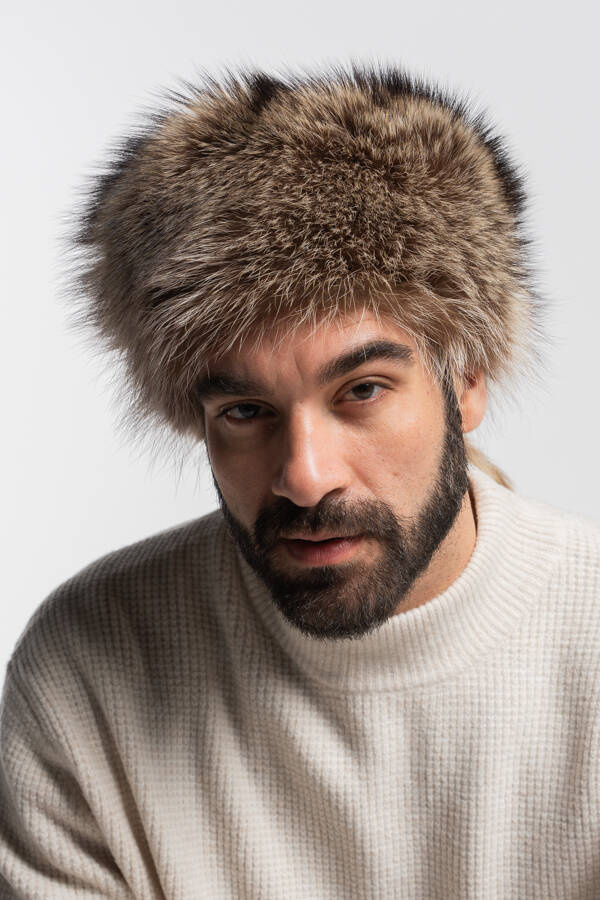 Męski toczek z futra szopa pracza - Kod produktu: KPK-16 - Cena ...